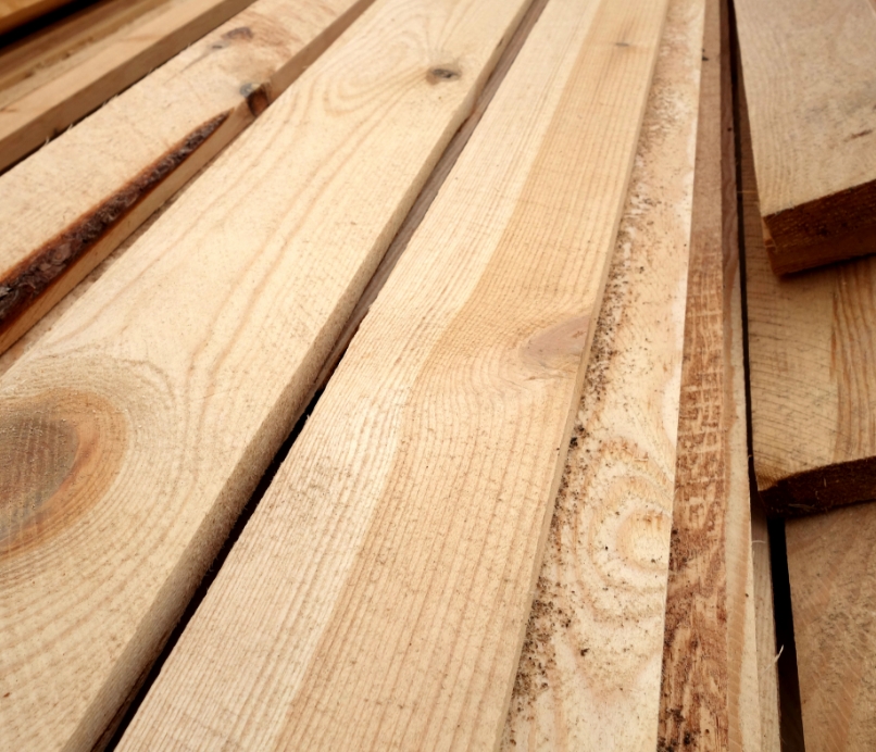 Wooden boards and planks for industrial use | Grupo Gámiz