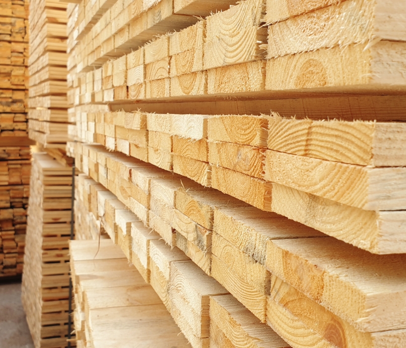 Wooden boards and planks for industrial use | Grupo Gámiz